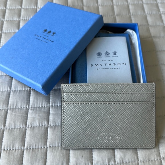 Smythson | Bags | Smythson Leather Card Holder | Poshmark
